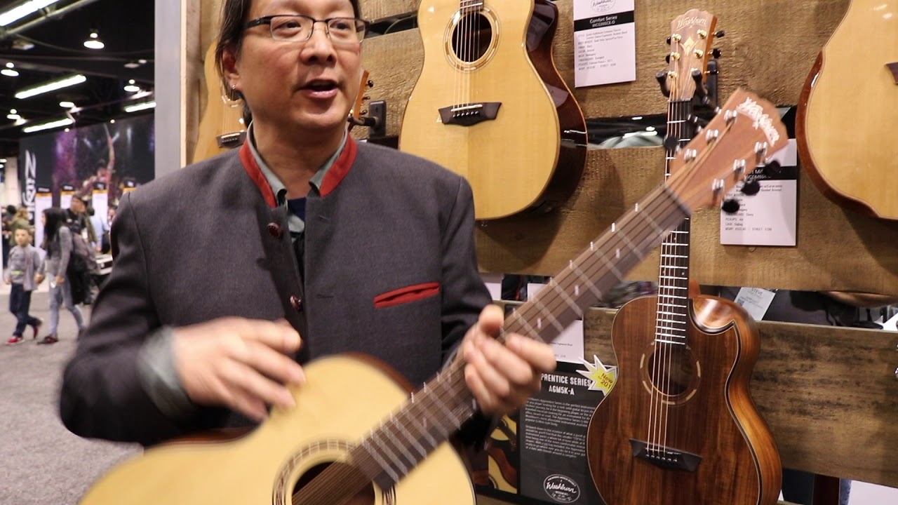 Jonathan Lee of Washburn Guitars at NAMM 2018 - YouTube