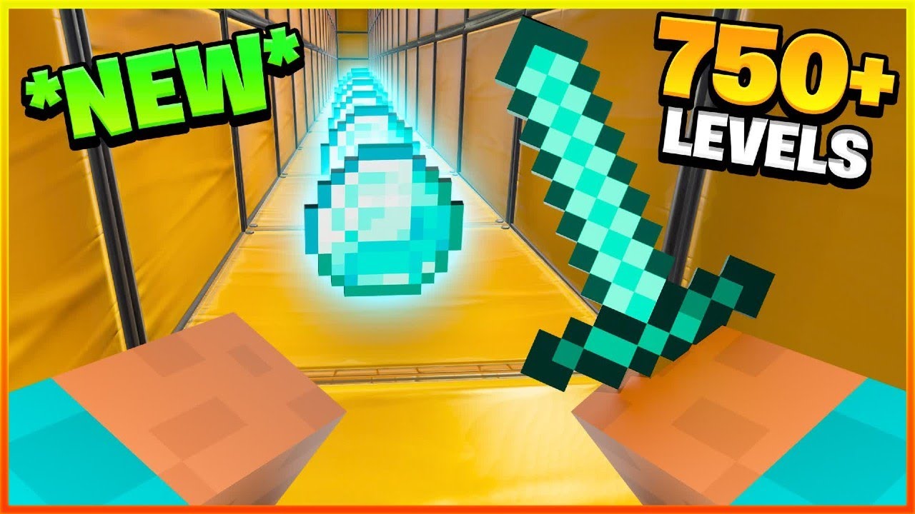 Fortnite - Block Craft Parkour 750+ Gameplay (Creative Map) - YouTube