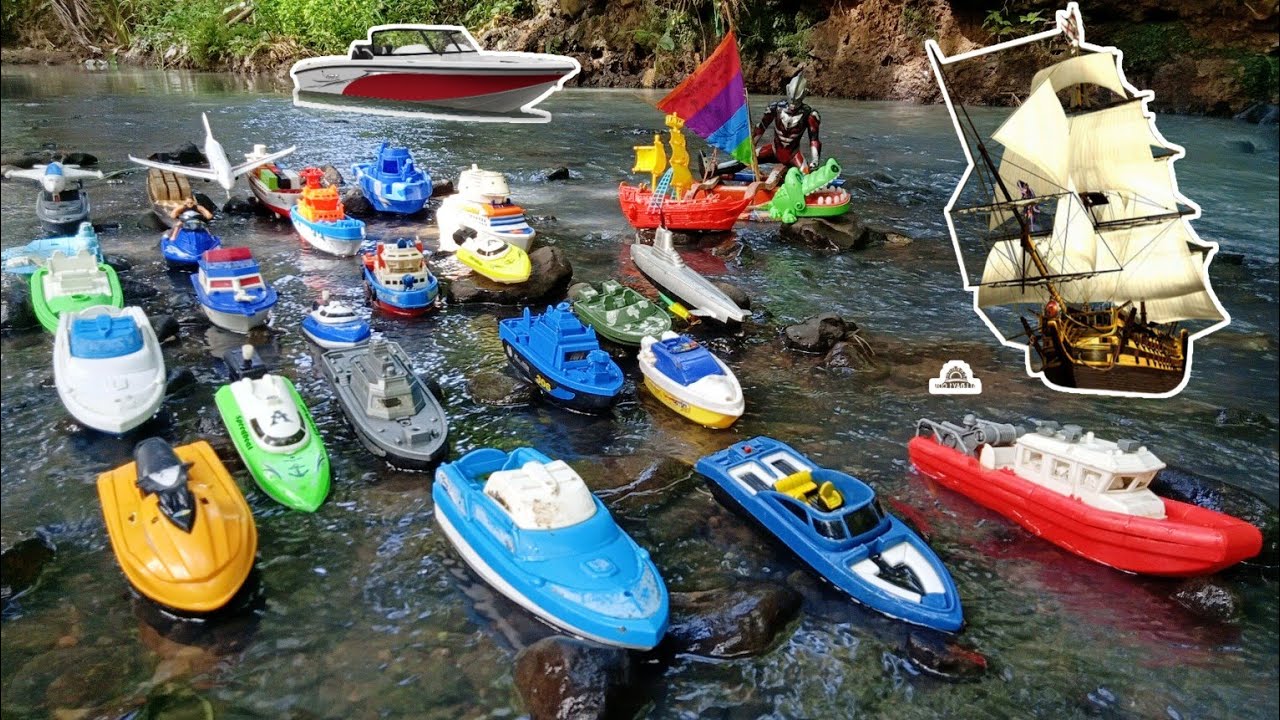 WOW..TEMUKAN MAINAN MOBIL MOBILAN, KAPAL KAPALAN, KAPAL IKAN, MOBIL ...
