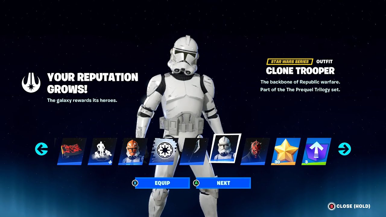 HOW TO GET CLONE TROOPER SKIN FOR FREE RIGHT NOW IN FORTNITE YouTube