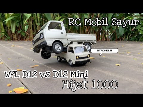 MOBIL SAYUR HiJet1000 WPL D12 Besar & CXD D12 Mini - YouTube
