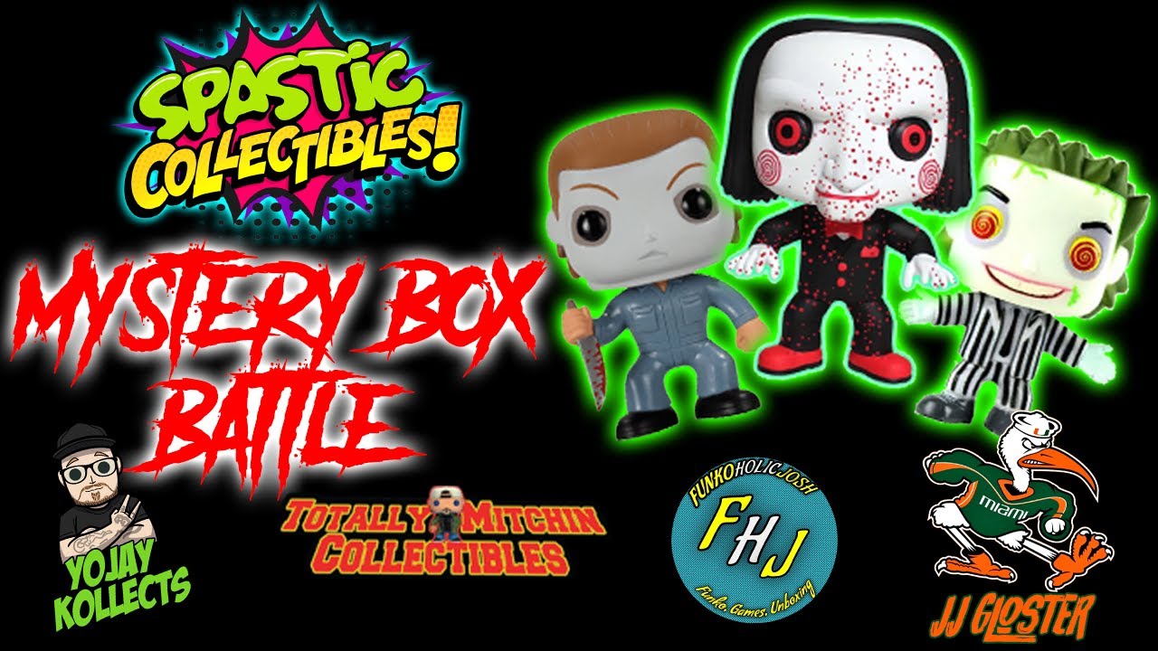 SPASTIC COLLECTIBLES BOX BATTLE HUNT FOR GLOW HORROR GRAILS - YouTube