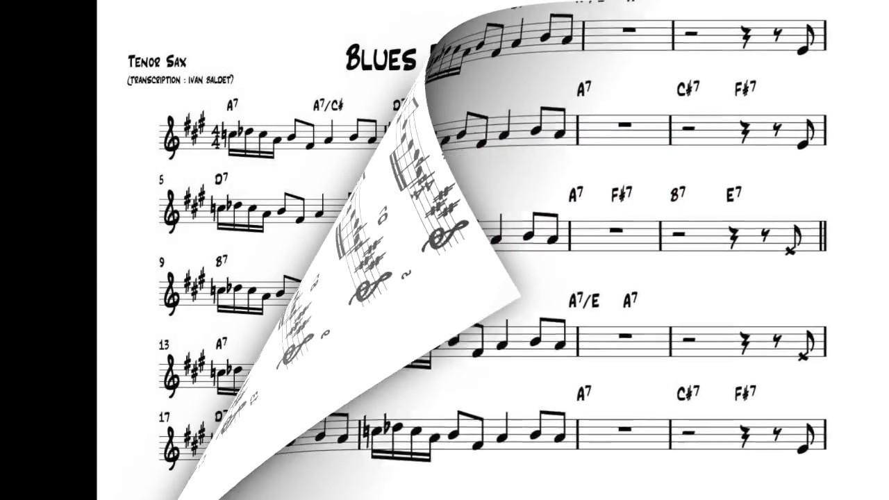 Scott Hamilton plays : Blues For Gene (solo transcription) - YouTube