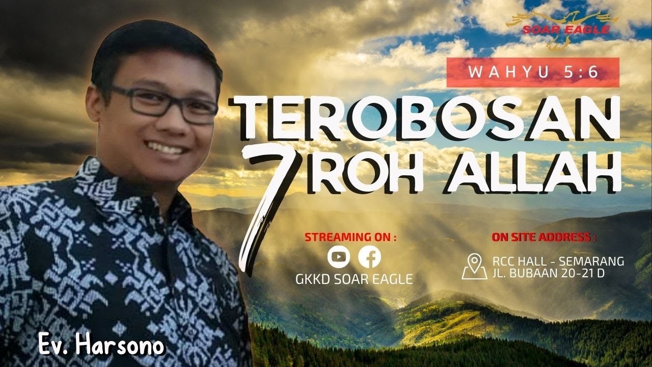20220313 --- Ev. Harsono --- Terobosan 7 Roh Allah (Wahyu 5:6) - YouTube