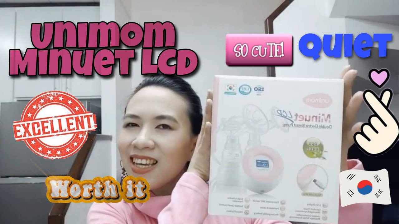 unimom minuet lcd double electric breast pump unboxing philippines ...