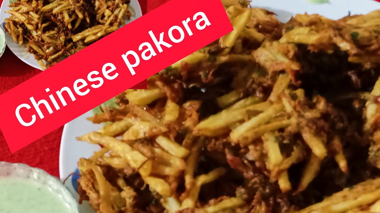 Chinese Pakora Recipe - Crispy Pakoda Recipe - How to Make Crispy ...