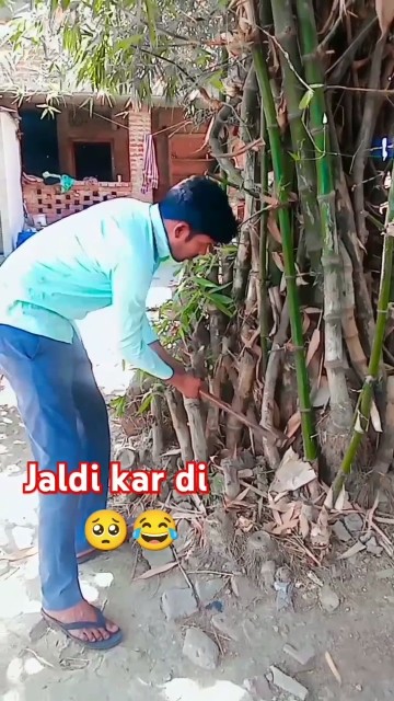 jaldi kar di😂#short #funny #video #sushilbloggeryt - YouTube