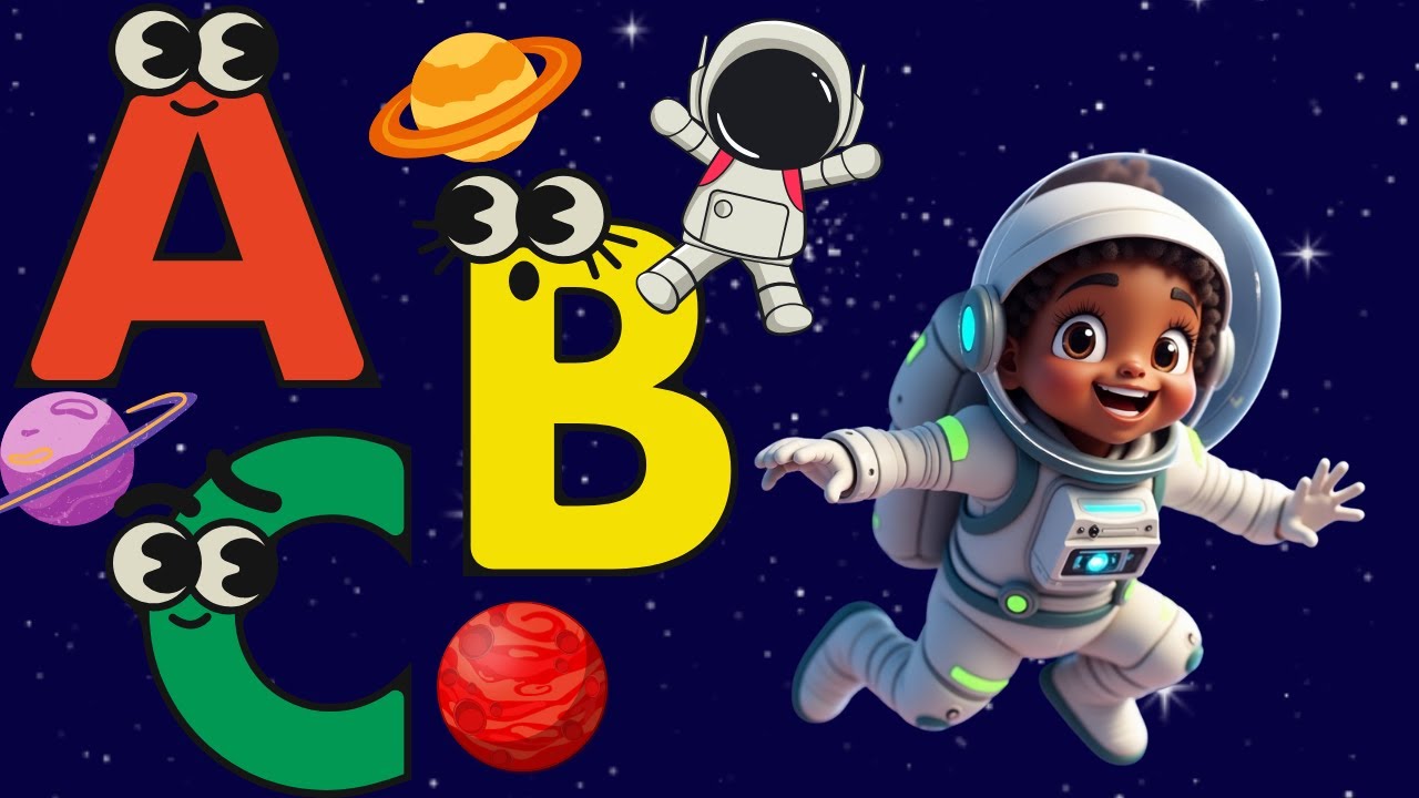 ABC Song Space Adventure! Learn the Alphabet ABC Phonics for Kids ...