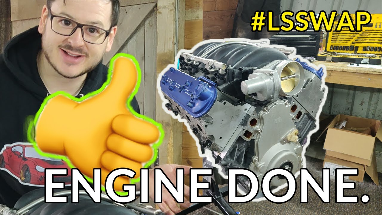 Completing the LS3 Engine build! - YouTube