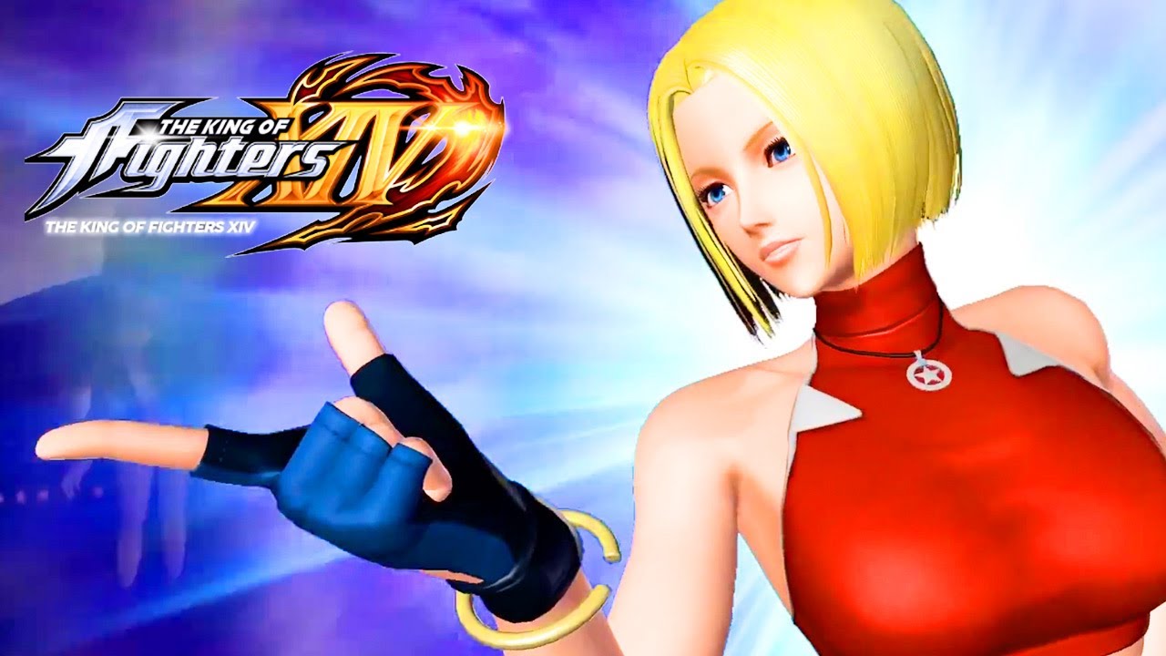 King Of Fighters XIV - Blue Mary DLC Gameplay Trailer - YouTube