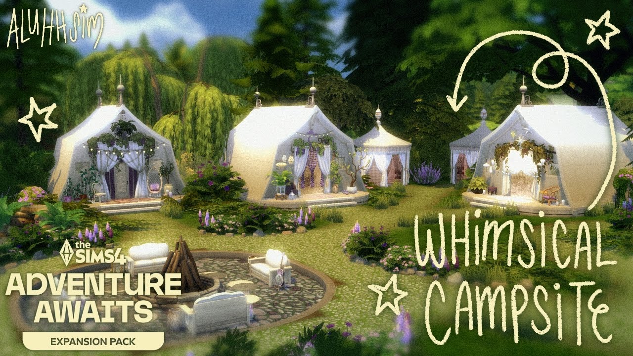 sleep as i build a "wellness retreat" (its a cult)🌙🍷🎪 the sims 4 : long ...