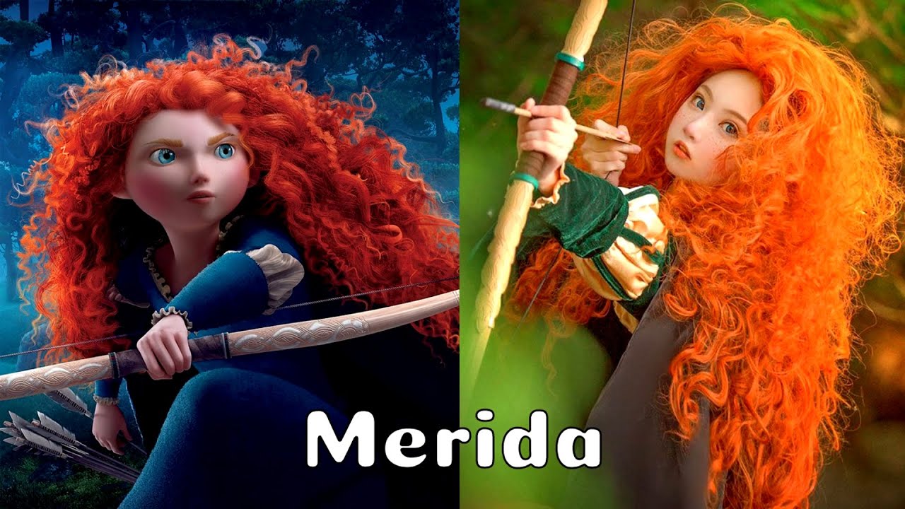 Brave Characters in Real Life - YouTube