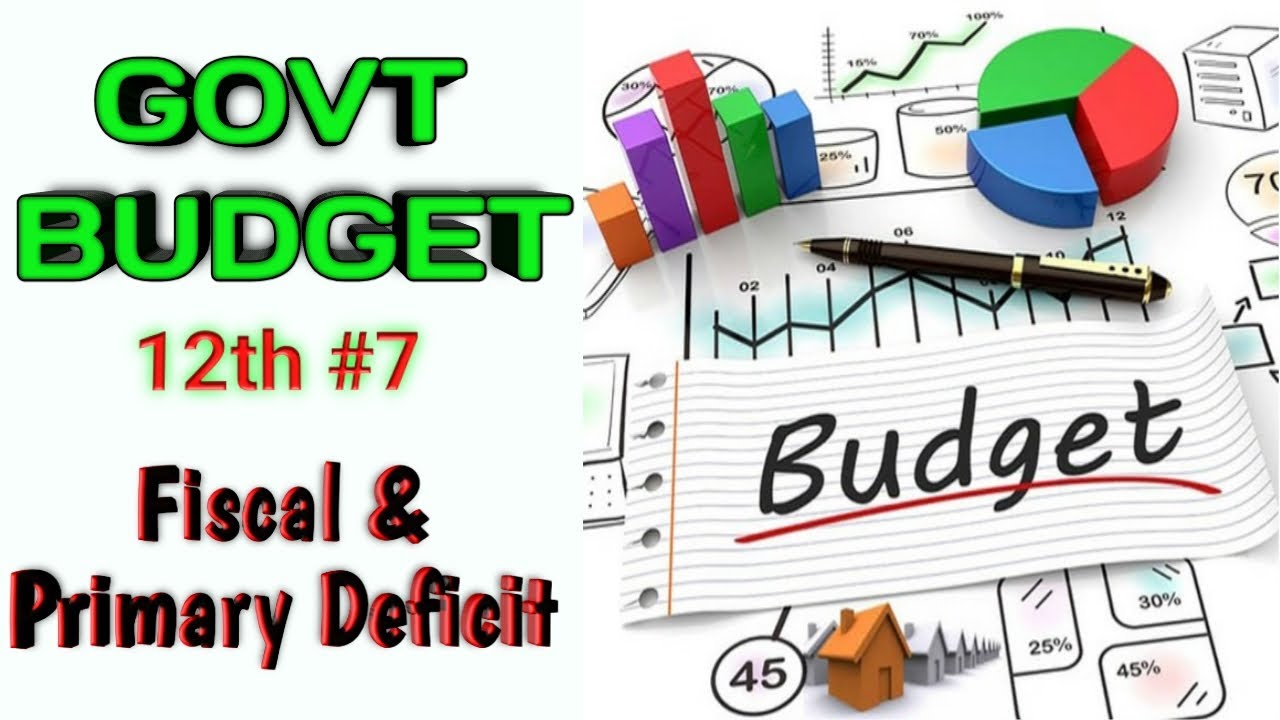 #7_Govt Budget_Fiscal & Primary Deficit_Macro Economics - YouTube