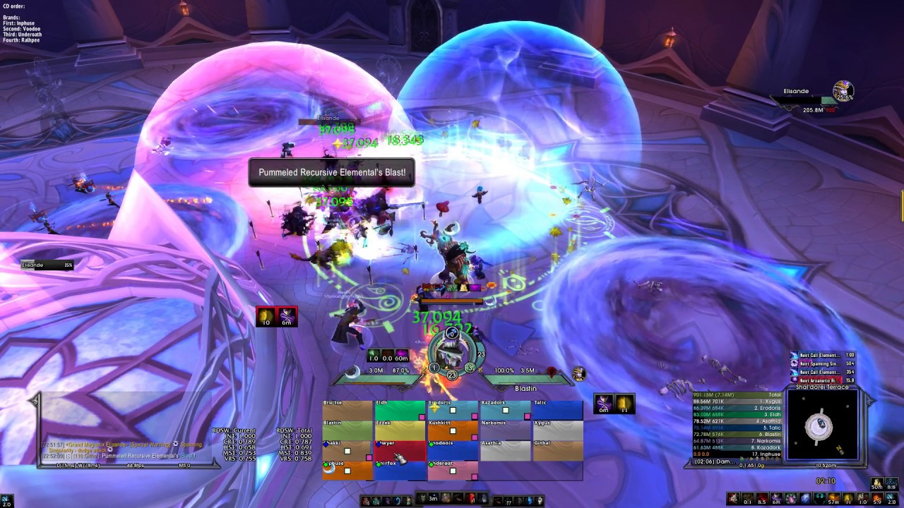 Heroic Grand Magistrix Elisande kill - Resto Druid - YouTube