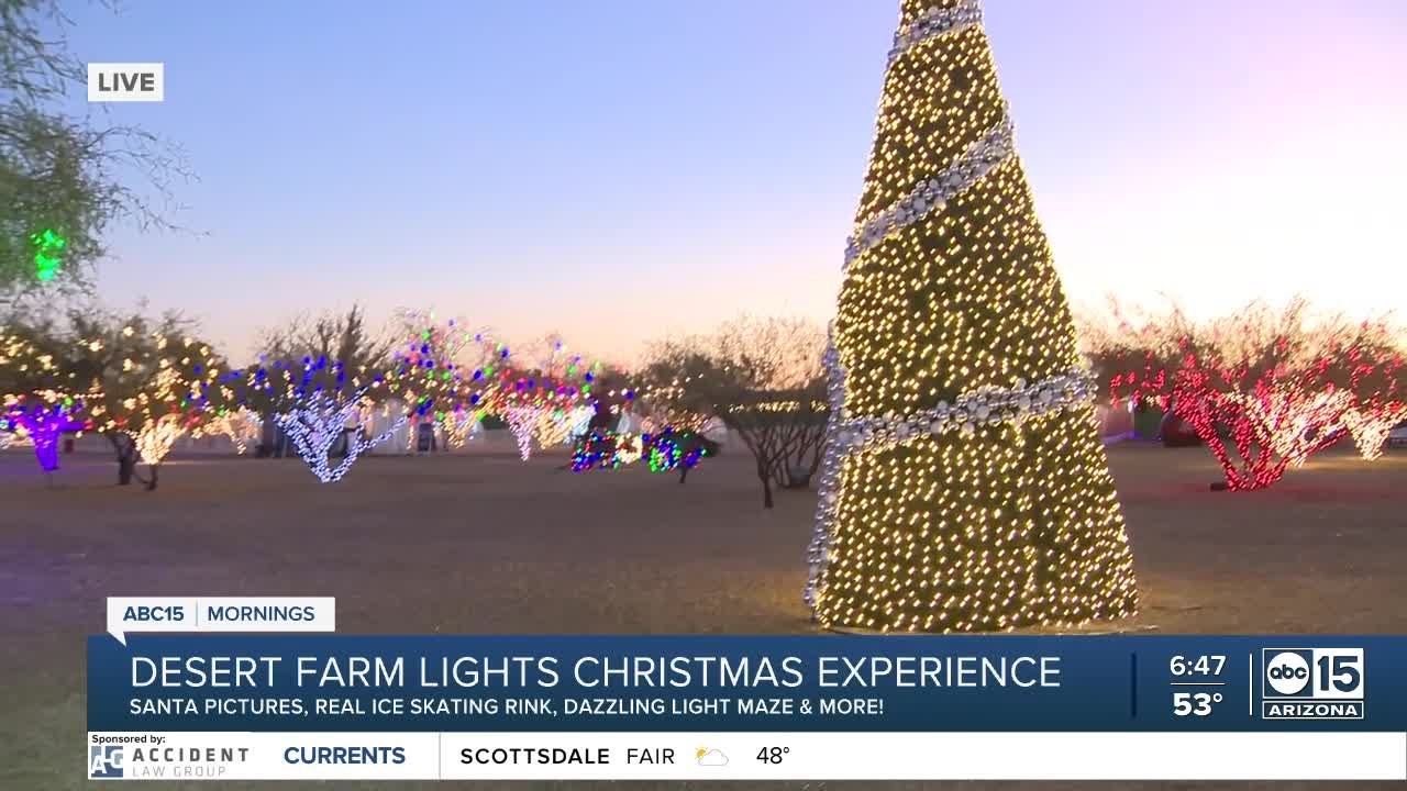Desert Farm Lights returns to Waddell for the holidays - YouTube