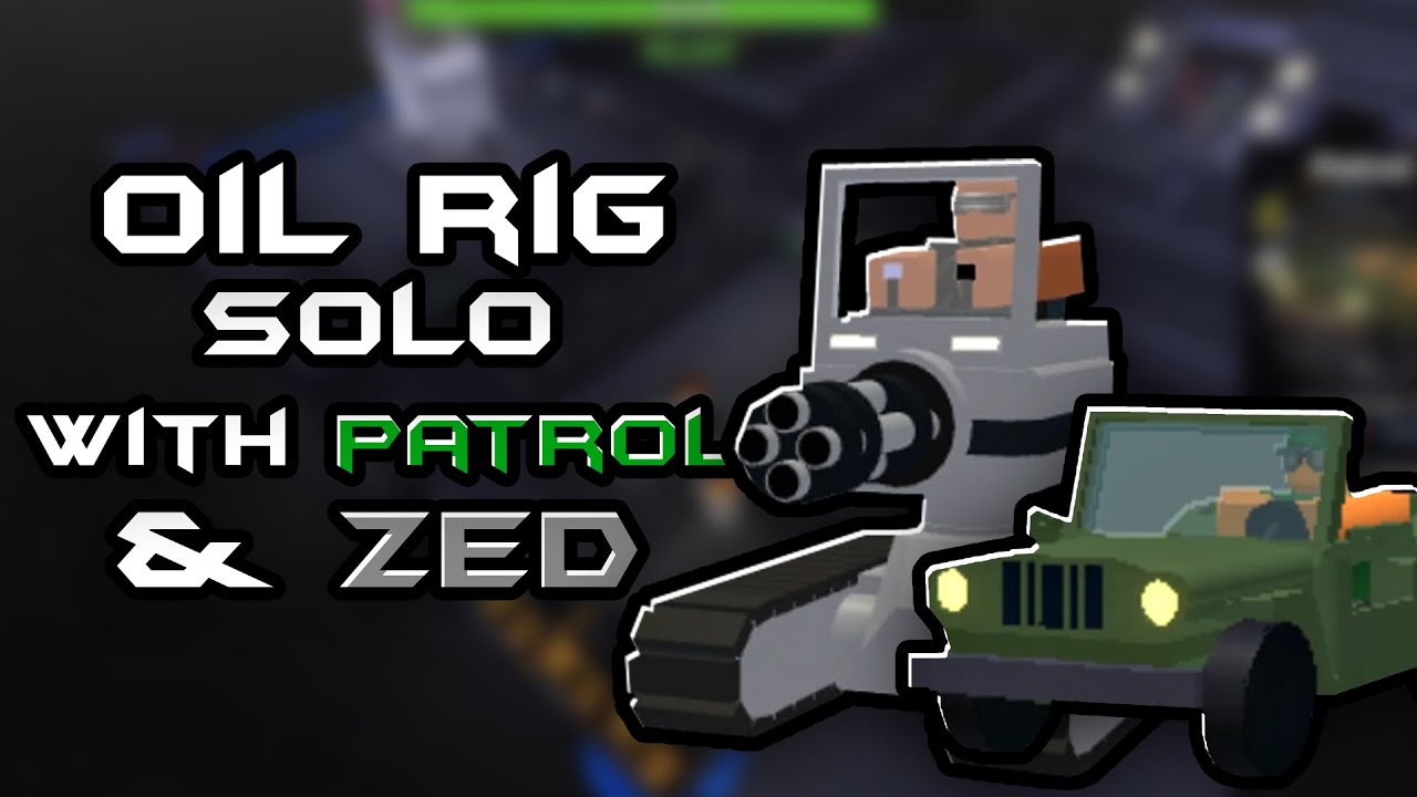 Epic Patrol and Zed Train on Oil Rig - Roblox Tower Battles - YouTube