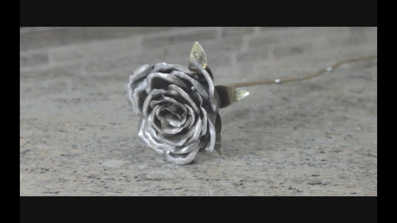 Handmade Metal Rose - YouTube