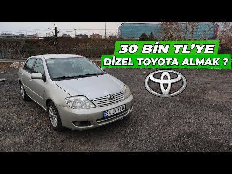 30 BİN TL'YE 1.4 DİZEL TOYOTA COROLLA ALMAK ? | 1.4D4 Toyota Corolla Test Sürüşü