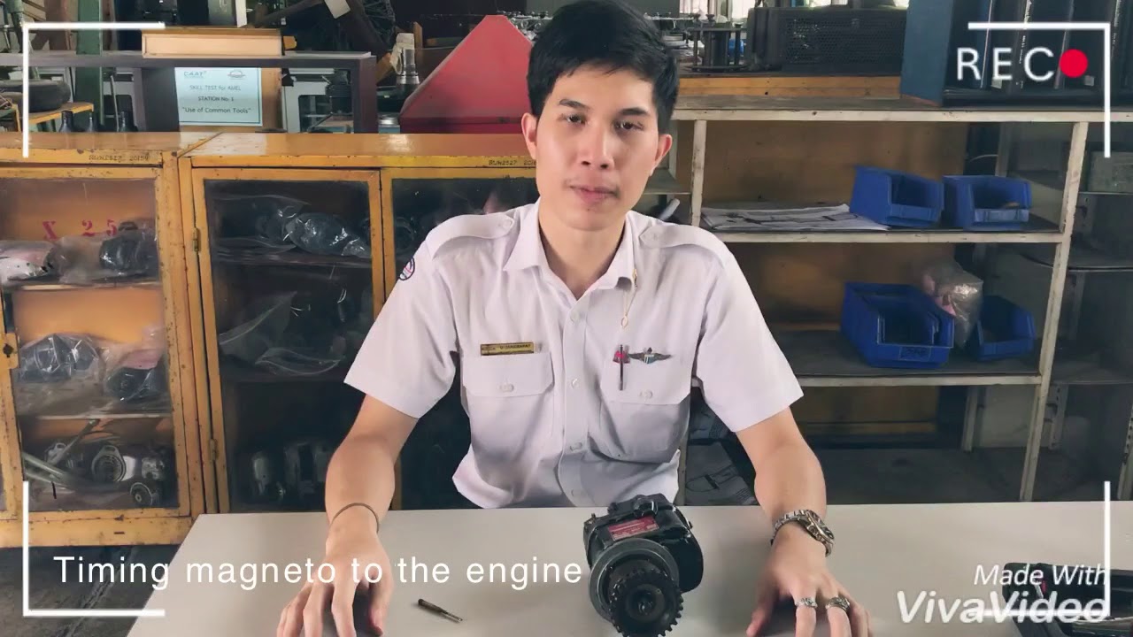 Timing the magneto to engine. - YouTube