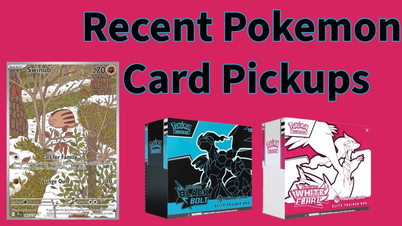 Recent Pokémon Card Pickups - YouTube