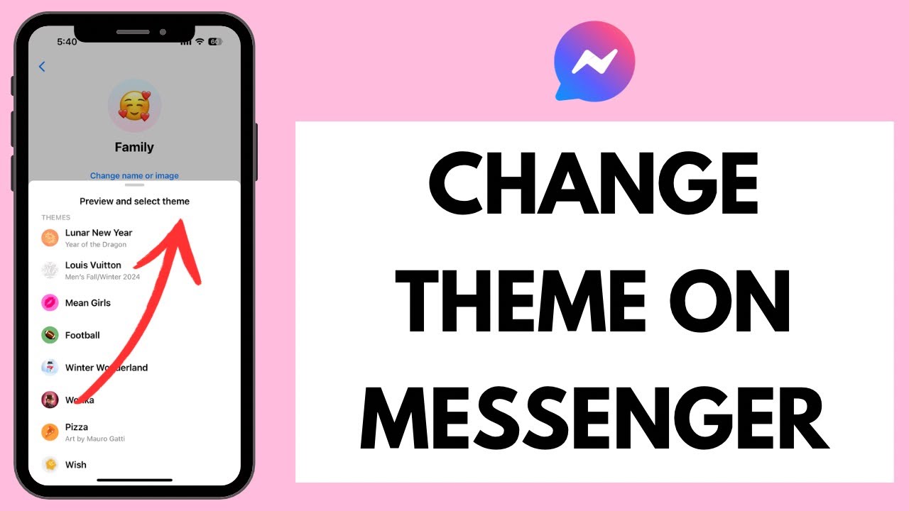 How to Change Chat Theme on Messenger (NEW UPDATE) | Facebook Messenger ...