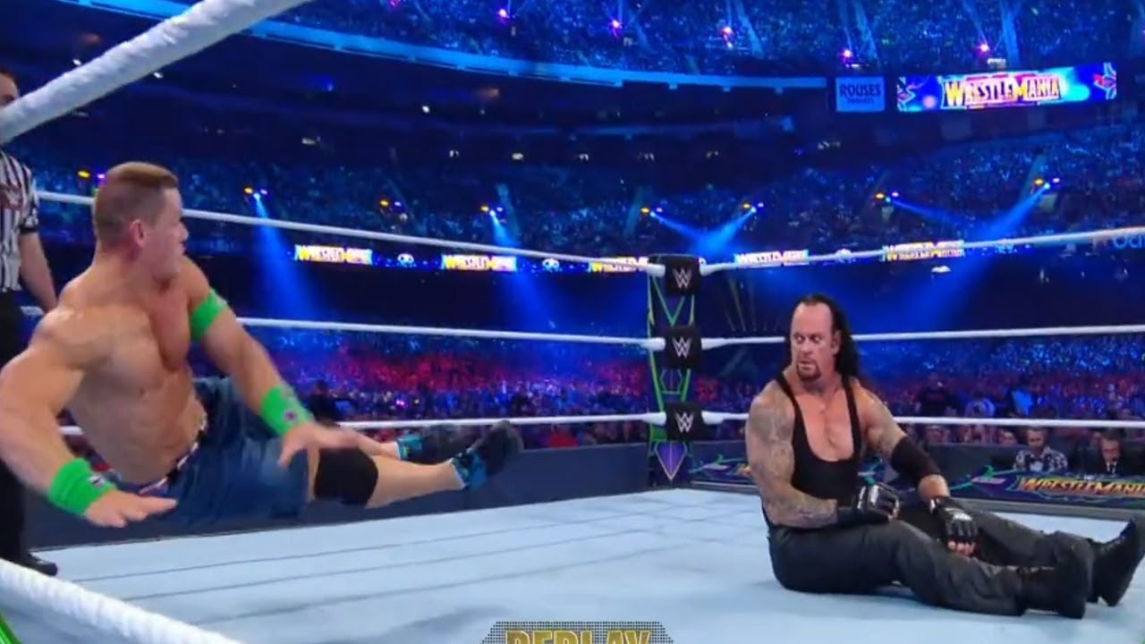 Undertaker VS John Cena - WRESTLEMANIA 34 - YouTube