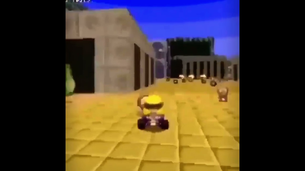 Wario got bump into toad and explode - YouTube