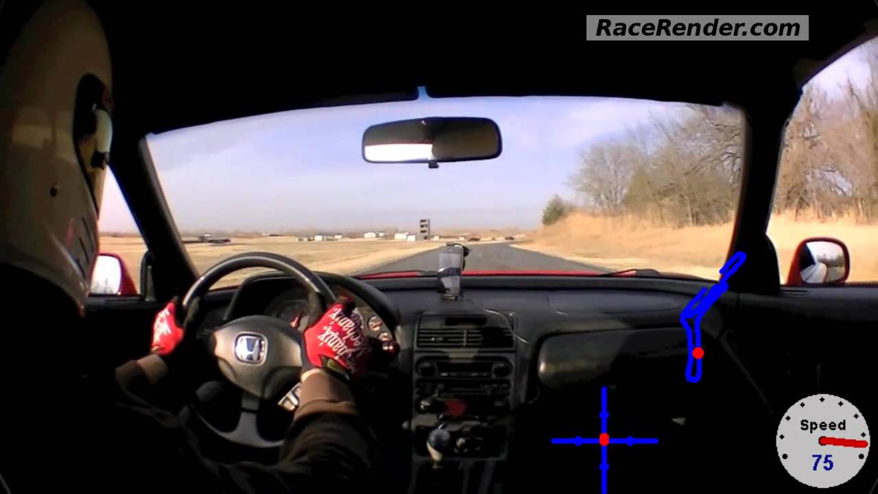 RaceRender and Harry's LapTimer test - YouTube