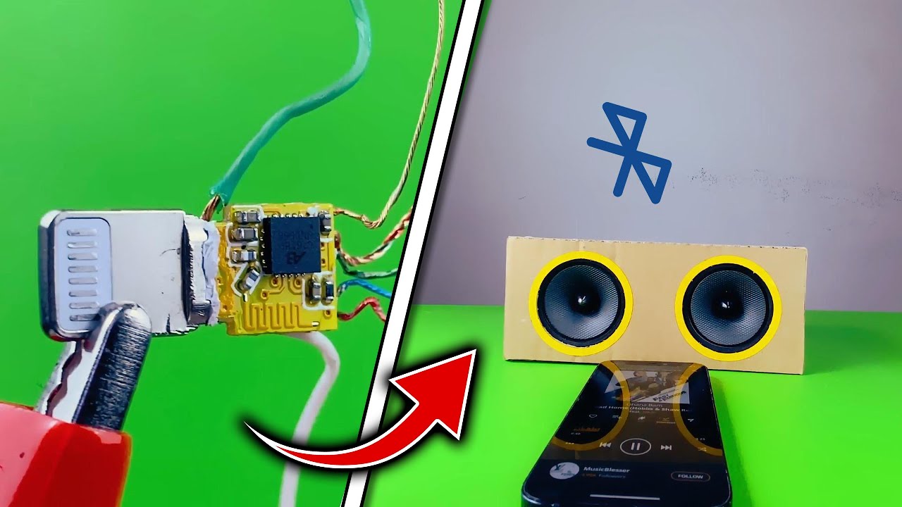 How to make a Bluetooth Speaker | Apple EarPods hack! | Homemade ...