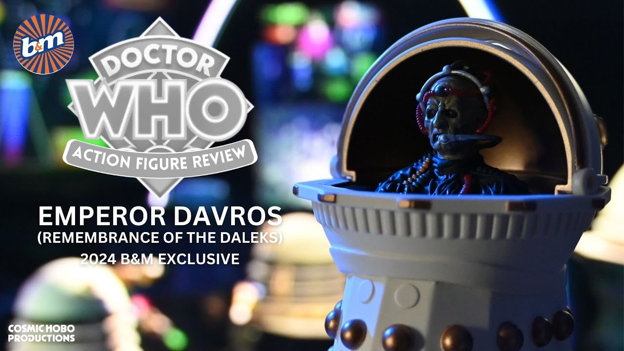 Doctor Who Action Figure Review | Emperor Davros Collector Figure (B&M ...