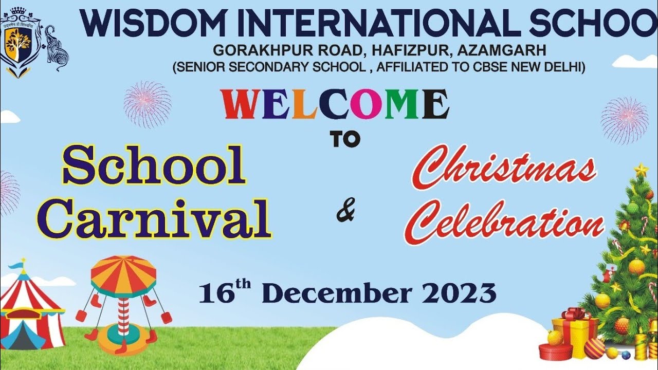Wisdom International School christmas carnival 🔴 Live - YouTube
