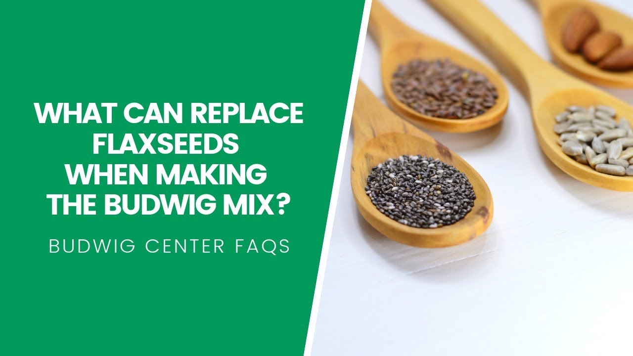 What Can Replace Flaxseeds When Making The Budwig Mix? - YouTube