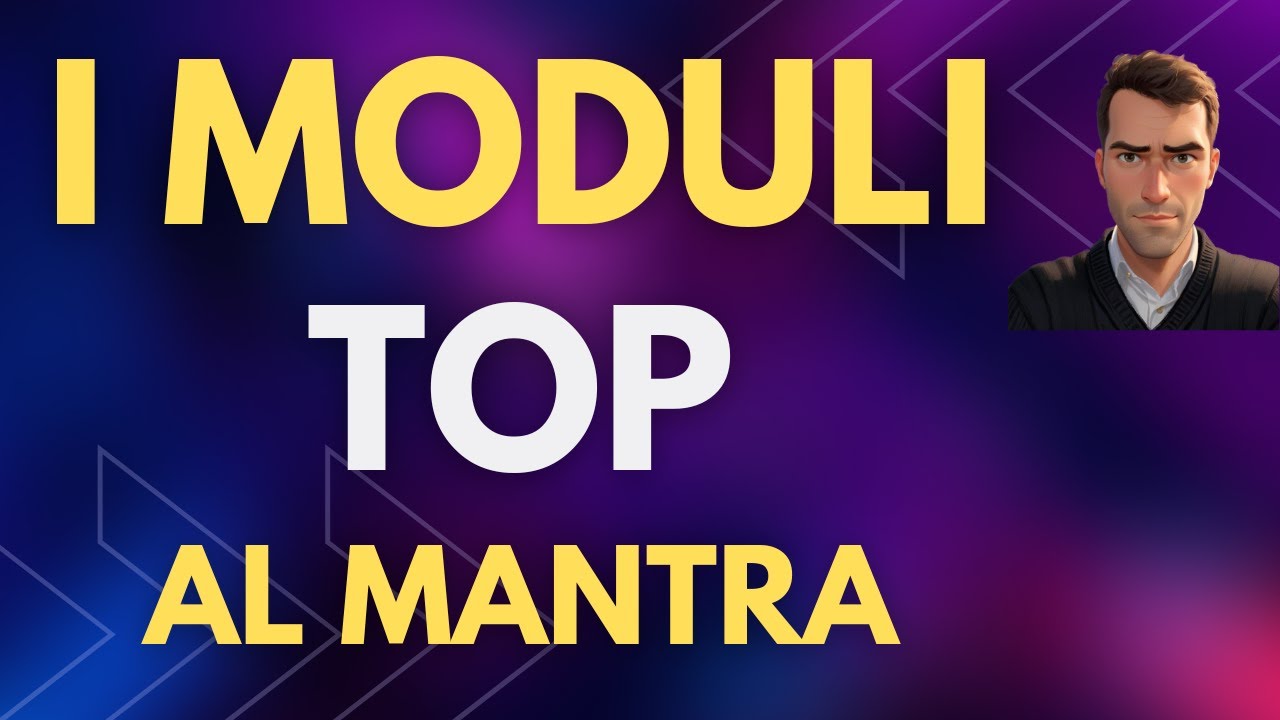 I MODULI TOP AL FANTACALCIO MANTRA 2024/2025 - YouTube
