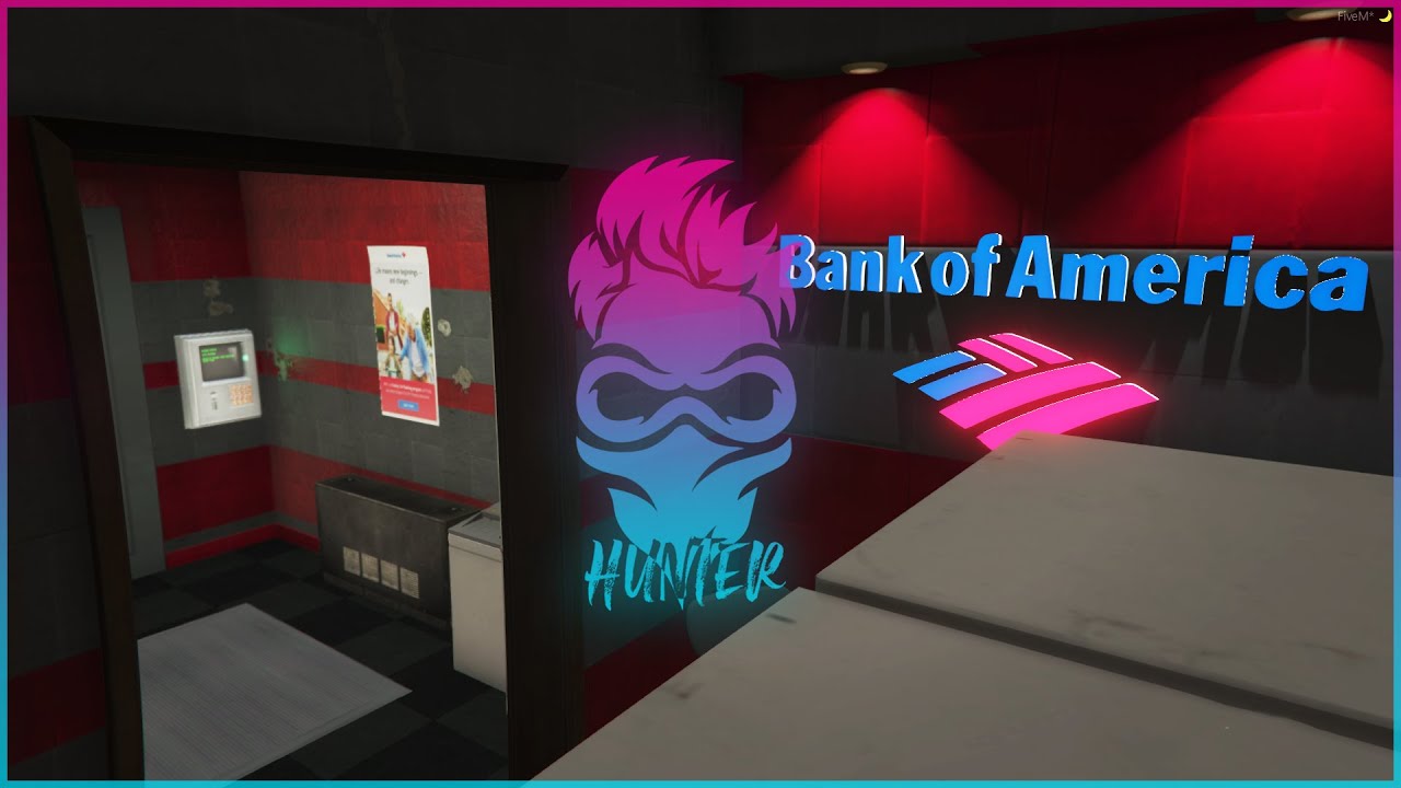 GTA V FIVEM MLO Interior | Bank Of America - YouTube