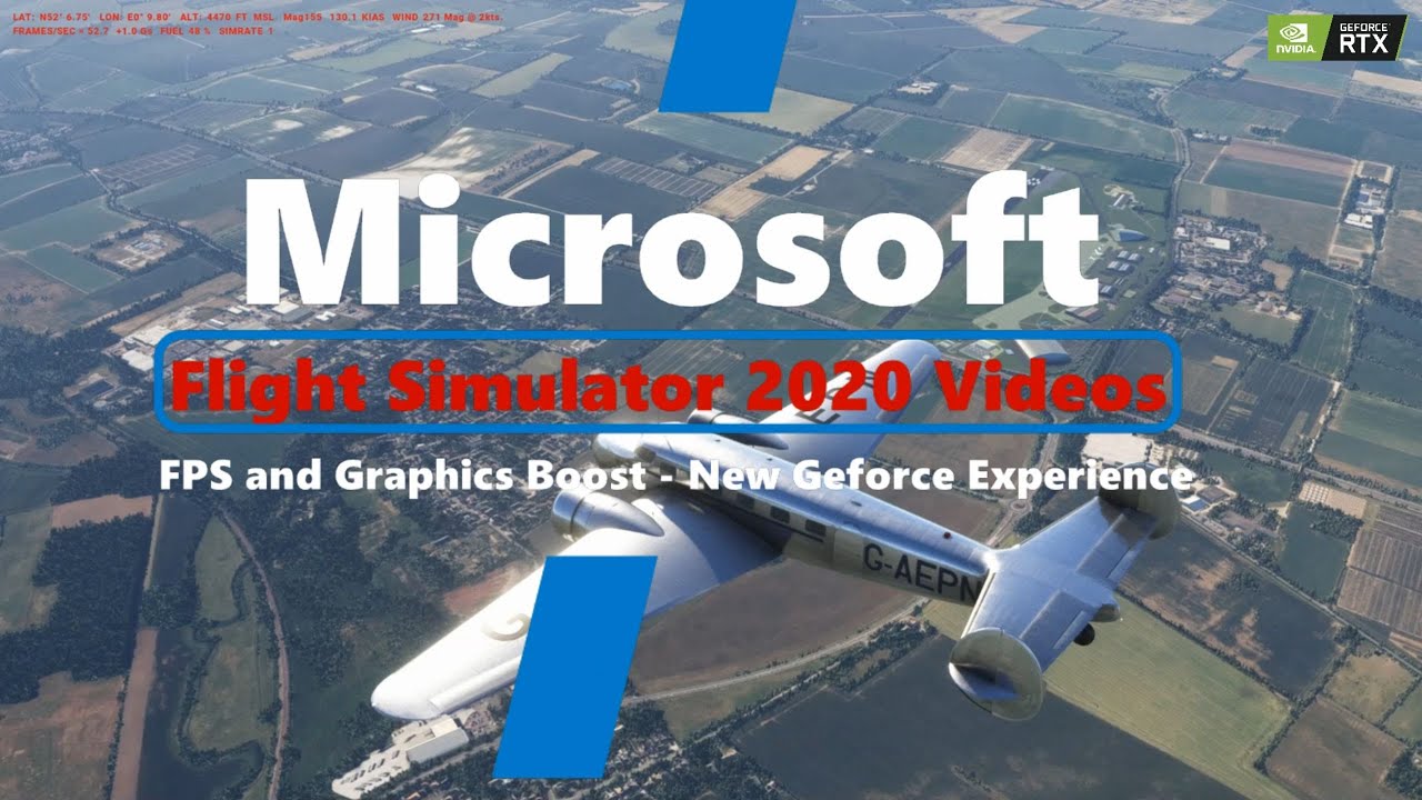 Microsoft Flight Simulator 2020 FPS and Graphics Boost - Possible game ...