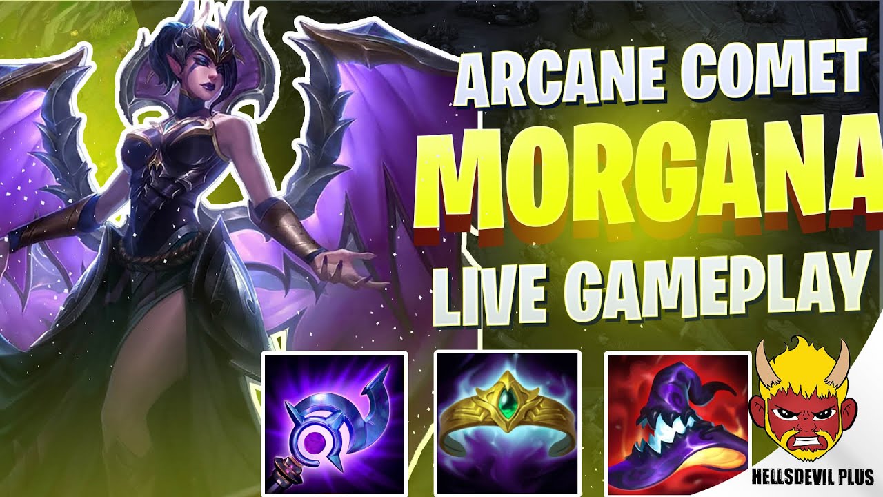 Arcane Comet Focus Morgana Mid = BROKEN! - Wild Rift HellsDevil Plus ...