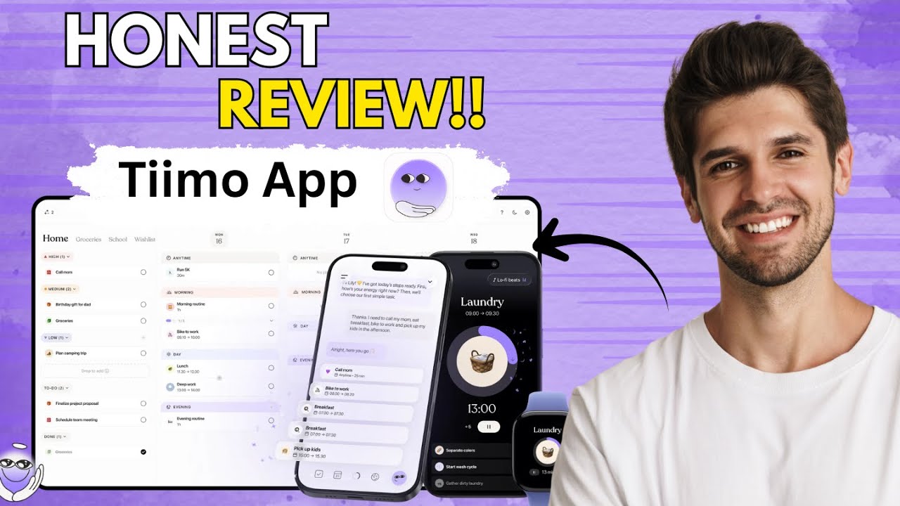 Tiimo App Review 2025 – Helpful Planner or Hidden Frustrations? - YouTube