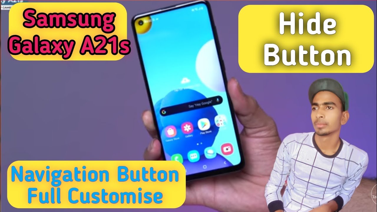 Samsung Galaxy A21s Navigation Button Full Settings || How To customise ...