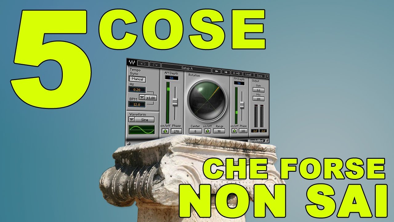 Waves MondoMod - 5 cose che forse non sai sul plugin - YouTube