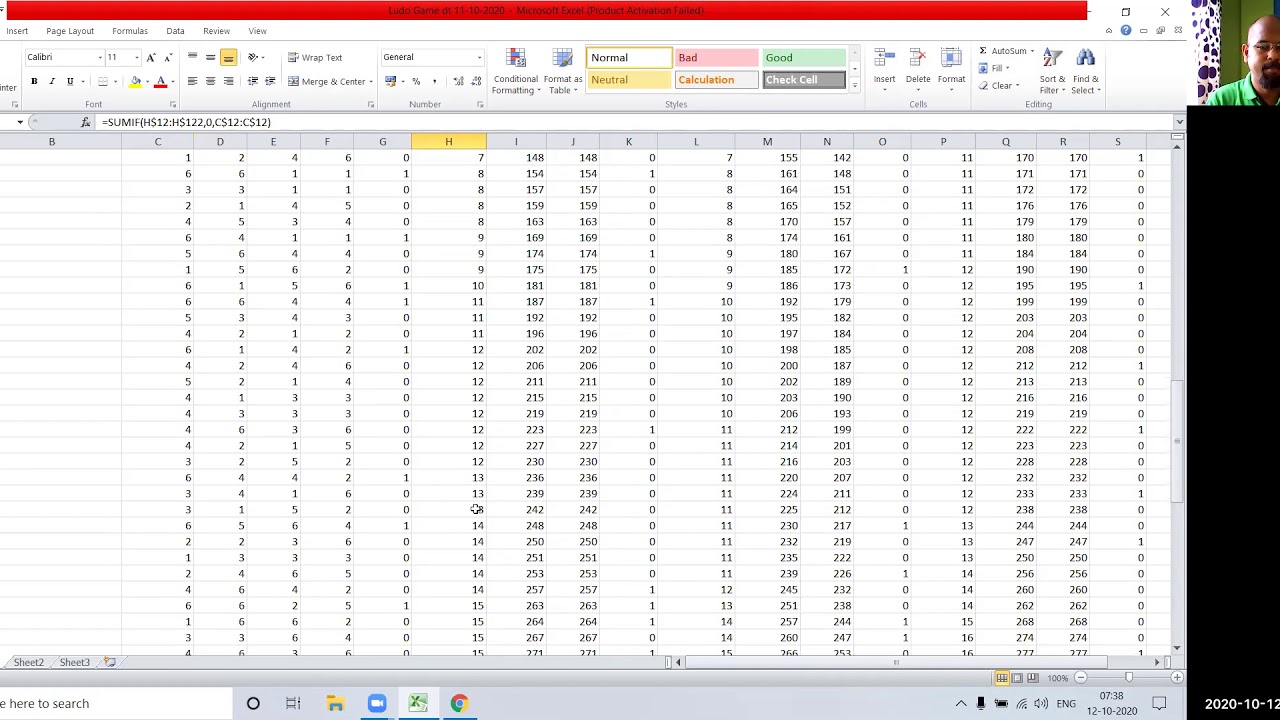 Ludo Game In Excel Spreadsheet Youtube