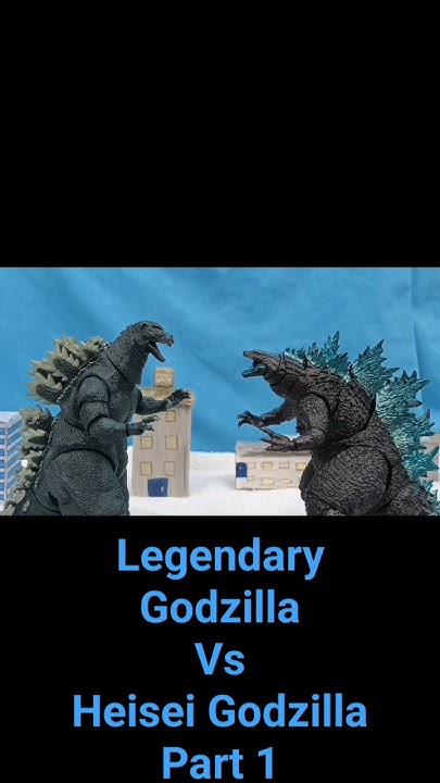 Legendary Godzilla vs Heisei Godzilla Part 1 #godzilla #stopmotion #kaiju # ...