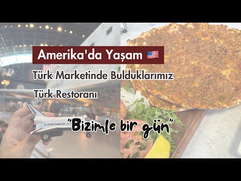 Amerika’da bizimle bir gün. 🇺🇸 Türk marketinde neler bulabilirsiniz? Türk restoranı fiyatları. #3