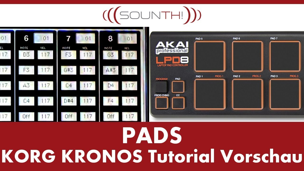 Korg Kronos - Pads - Tutorial Vorschau - YouTube