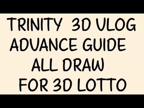BEST PATTERN AND COMBI FOR 3D LOTTO // ALL DRAW GUIDE#3dlotto#pcso#stl# ...
