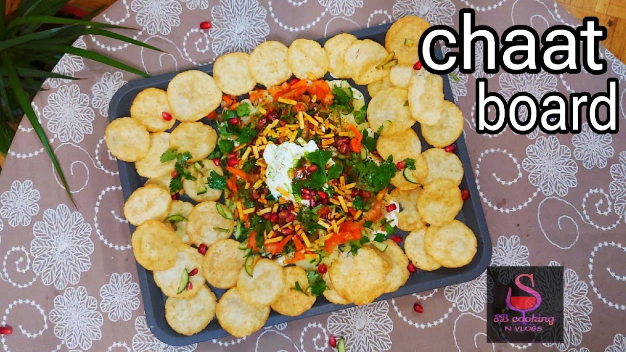 How to make chaat board | Trending chaat board recipe in Hindi | Indian ...