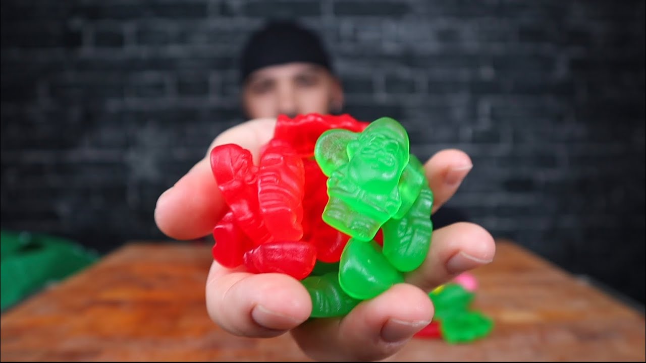 (ASMR) EATING GUMMY CANDIES & GUM CHEWING RAMBLE - YouTube