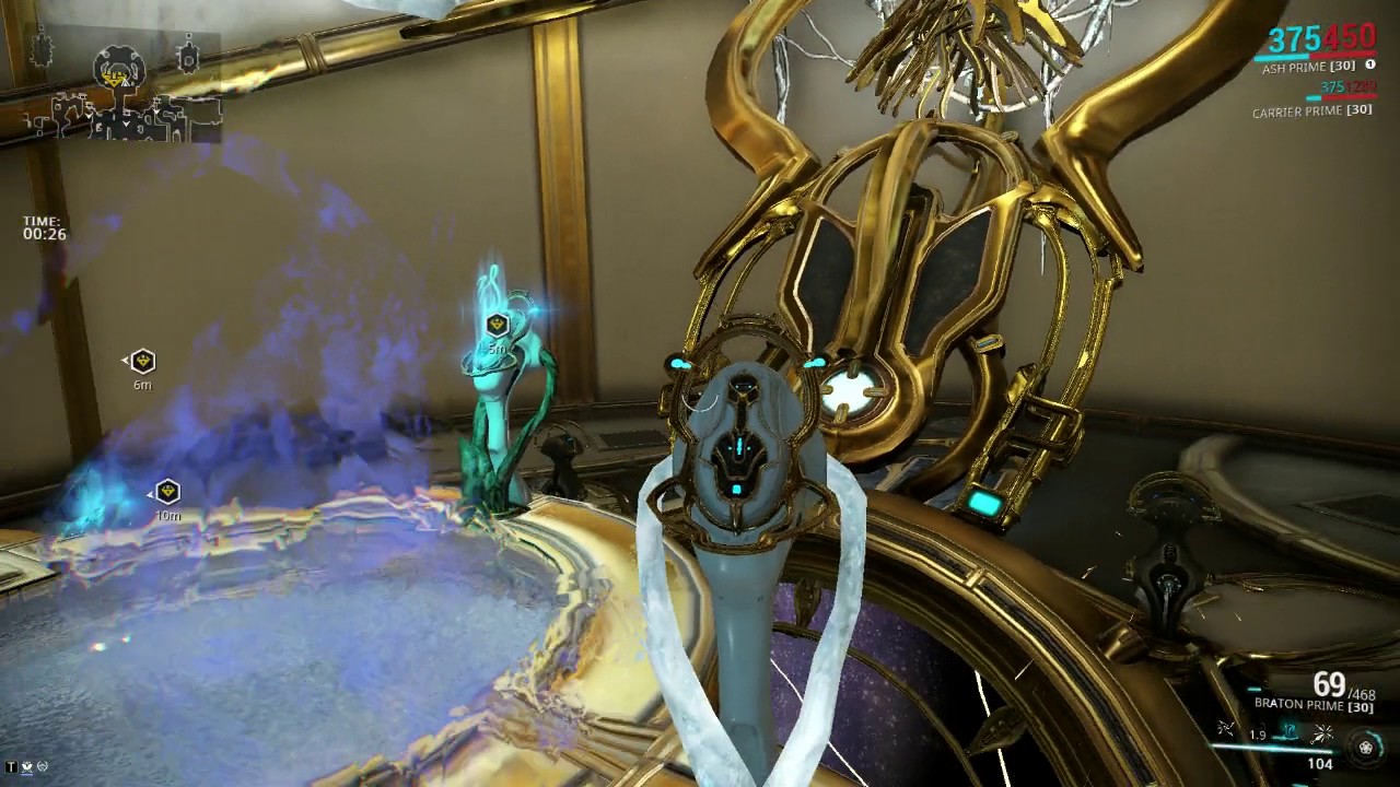 Warframe Sorties - Corpus 3/3 - Solo - Lua Rescue - Ash Prime. - YouTube