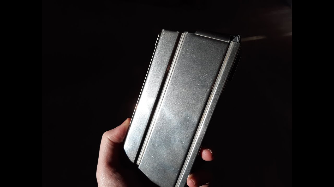 New M1A Mag! Stainless Steel Checkmate 20 Round Magazine! - YouTube