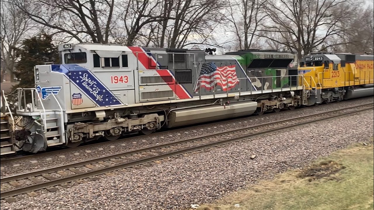UP Manifest Heads thru Town, UP 1943 Spirit of the Union Pacific Trails ...