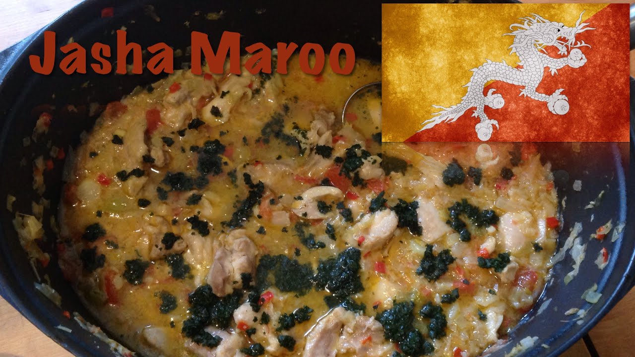How to cook Jasha Maroo (The Bhutanese dish) - YouTube